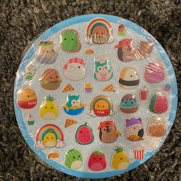 Squishmallows | Toys | Squishmallow Puffy Sticker Pack | Poshmark